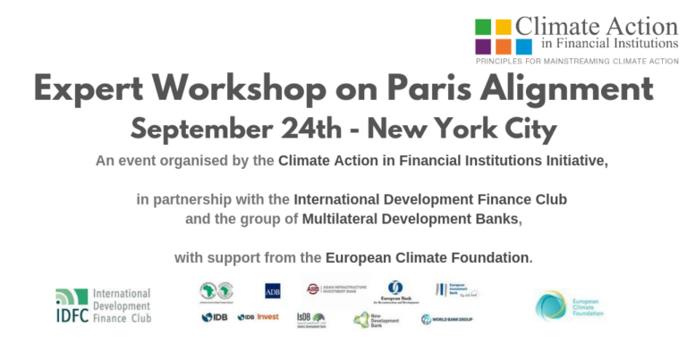 Expert Workshop on Paris Alignment - New York City - I4CE