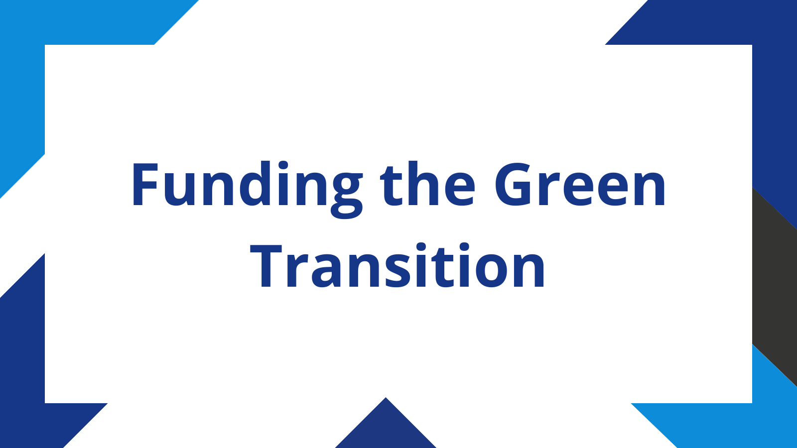 Funding the Green Transition: Navigating Developing Countries' Climate ...