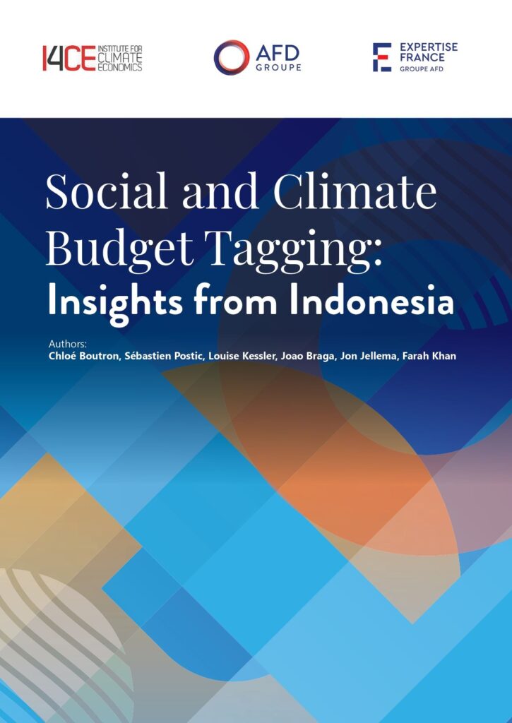 Social and Climate Budget Tagging: Insights from Indonesia - I4CE