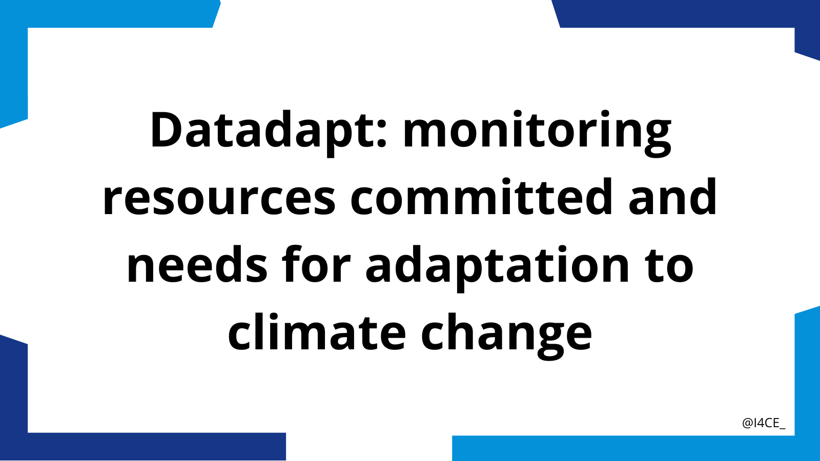 Datadapt: monitoring resources committed and needs for adaptation to ...