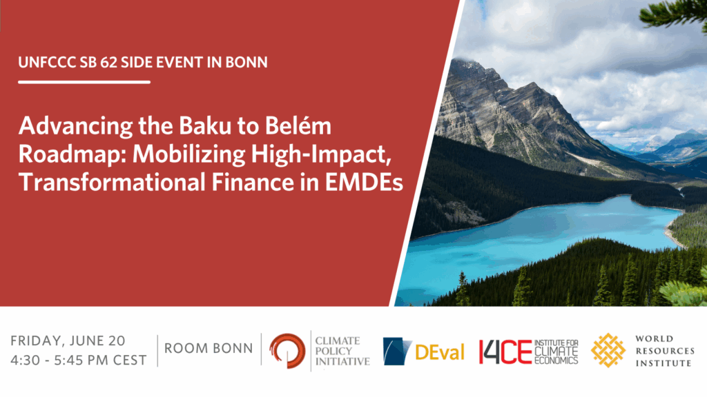 Advancing the Baku to Belém Roadmap: Mobilizing High-Impact ...