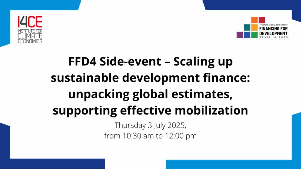 FFD4 Side-event – Scaling up sustainable development finance: unpacking ...