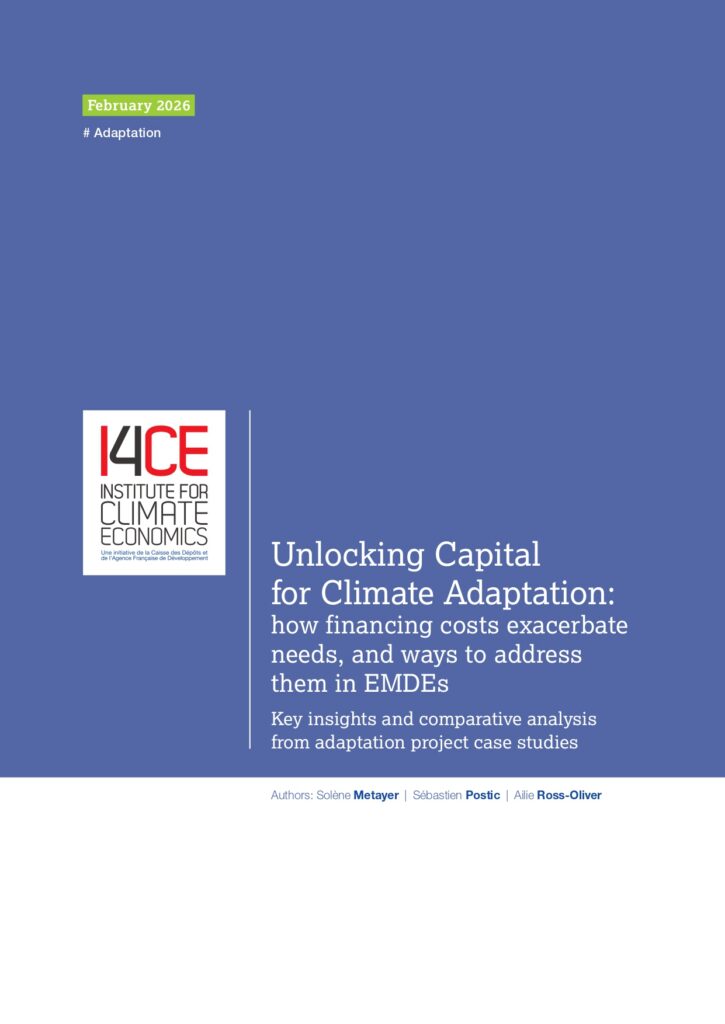 Unlocking Capital for Climate Adaptation: how financing costs ...