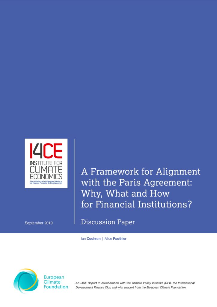 A Framework for Alignment with the Paris Agreement: Why, What and How ...